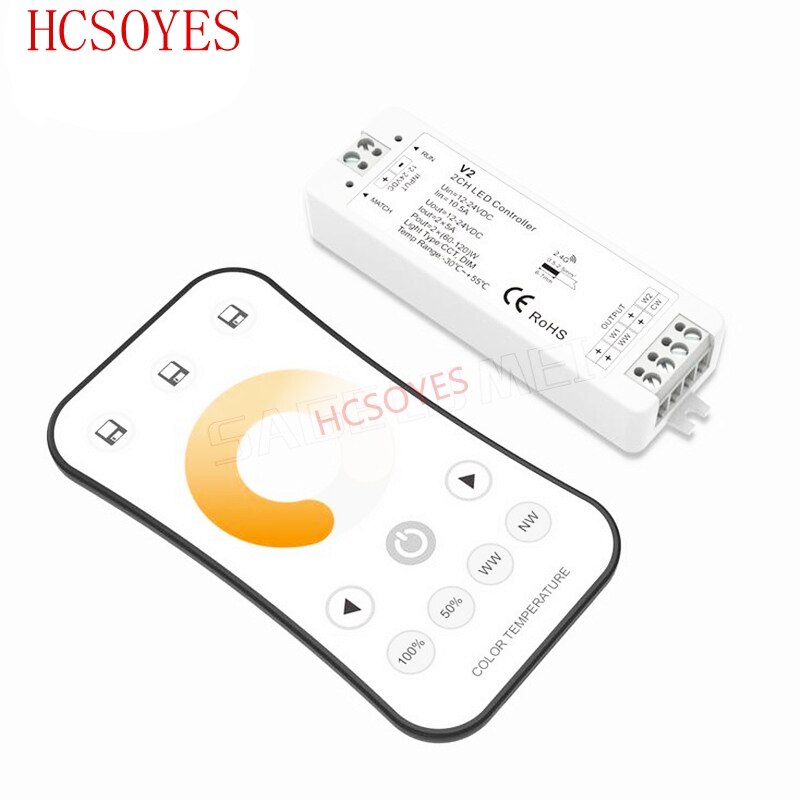 V2 + R7-1 2.4Ghz Draadloze Rf Kleurtemperatuur Led... – Grandado