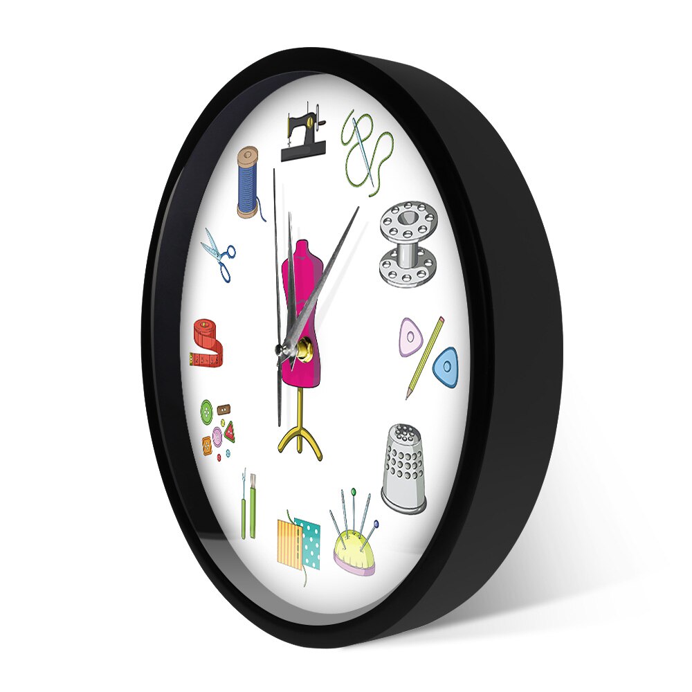Seamstress LED Luminous Voice Control Wall Clock L... – Grandado