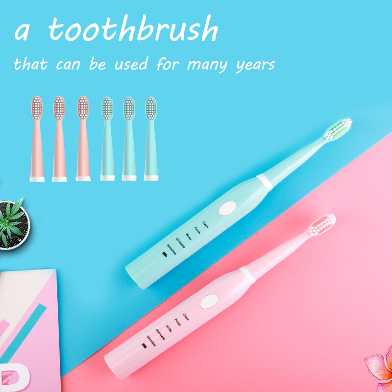 Powerful Sonic Electric Toothbrush USB Charger Rec... – Vicedeal