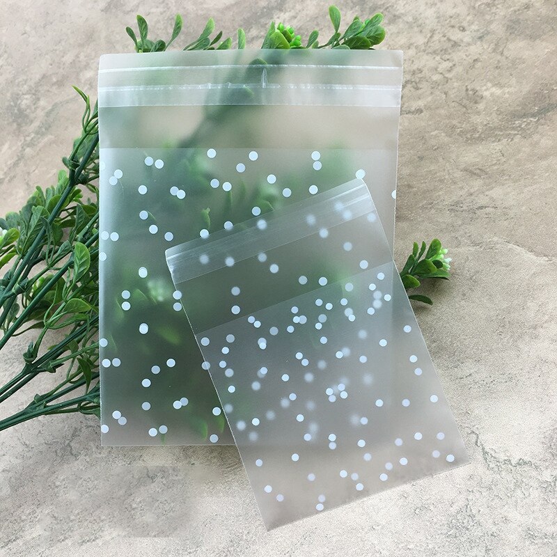 200 Stuks Frosted Leuke Dots Plastic Pack Candy Co... – Grandado