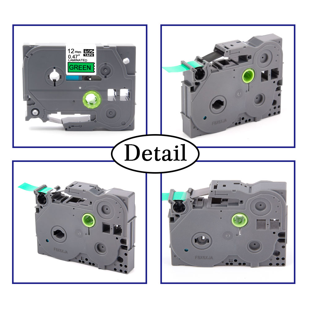 UniPlus 5pk tze 231 tz-231 12mm Label Tapes for Br... – Grandado