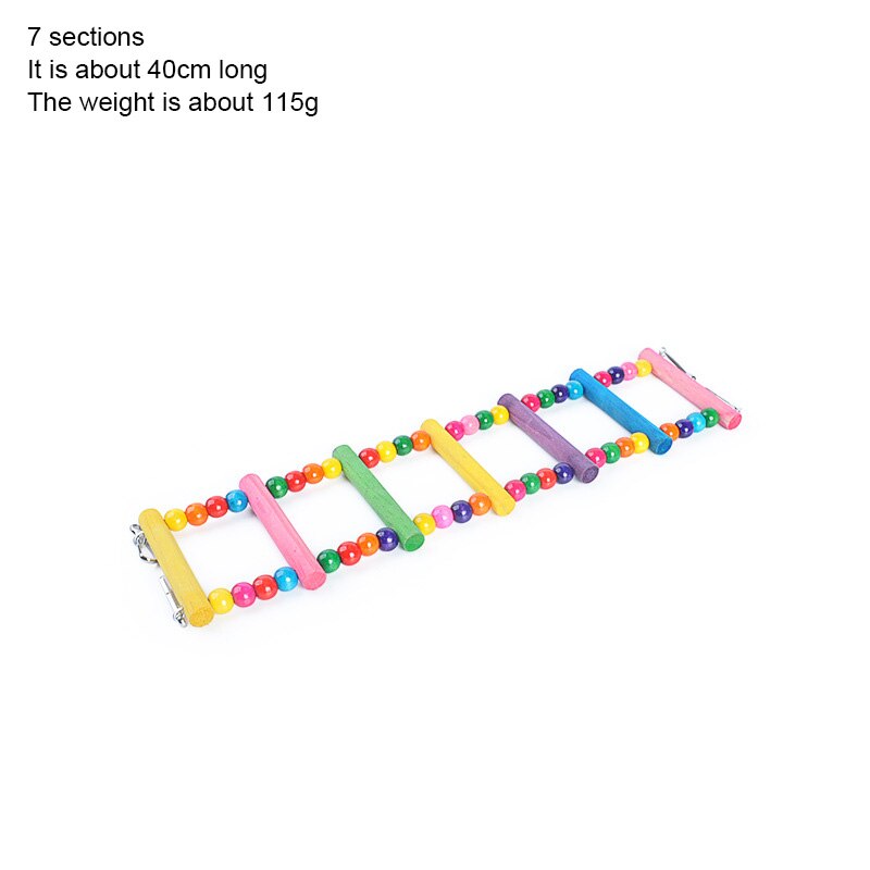 Bird Toys Wooden Ladders Rocking Scratcher Perch C... – Grandado