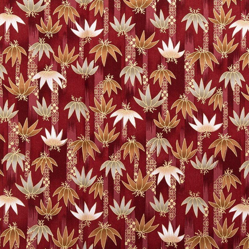 Japanse Patchwork Stof Rode Katoenen Stof Of Naaie... – Vicedeal