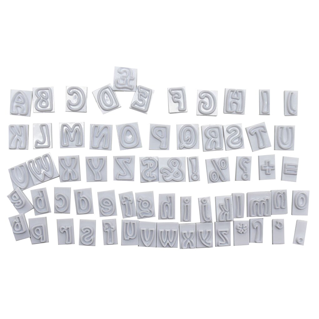 64 Stks/set Voor Gebak/Suikerpasta Alfabet Letter ... – Grandado