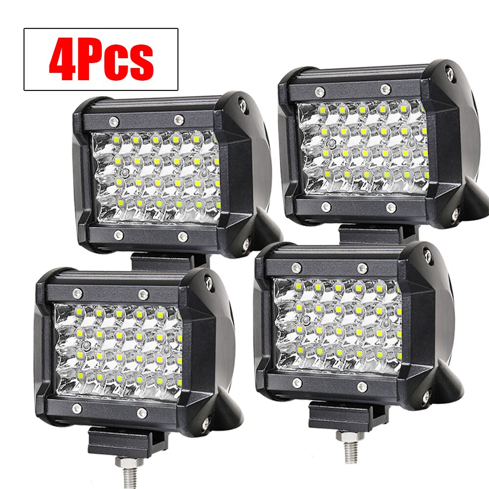 4/2/1Pcs 4'' LED Lights Car Work Light 12V... – Vicedeal