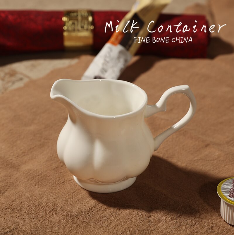 Bone china British style milk pot ceramic milk jug... – Vicedeal