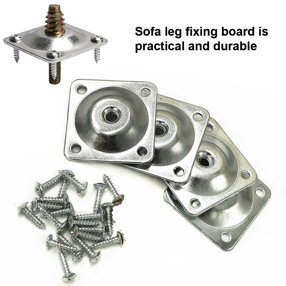 4pcs Easy Install Angled Legs Fixing Plate Cabinet... – Grandado