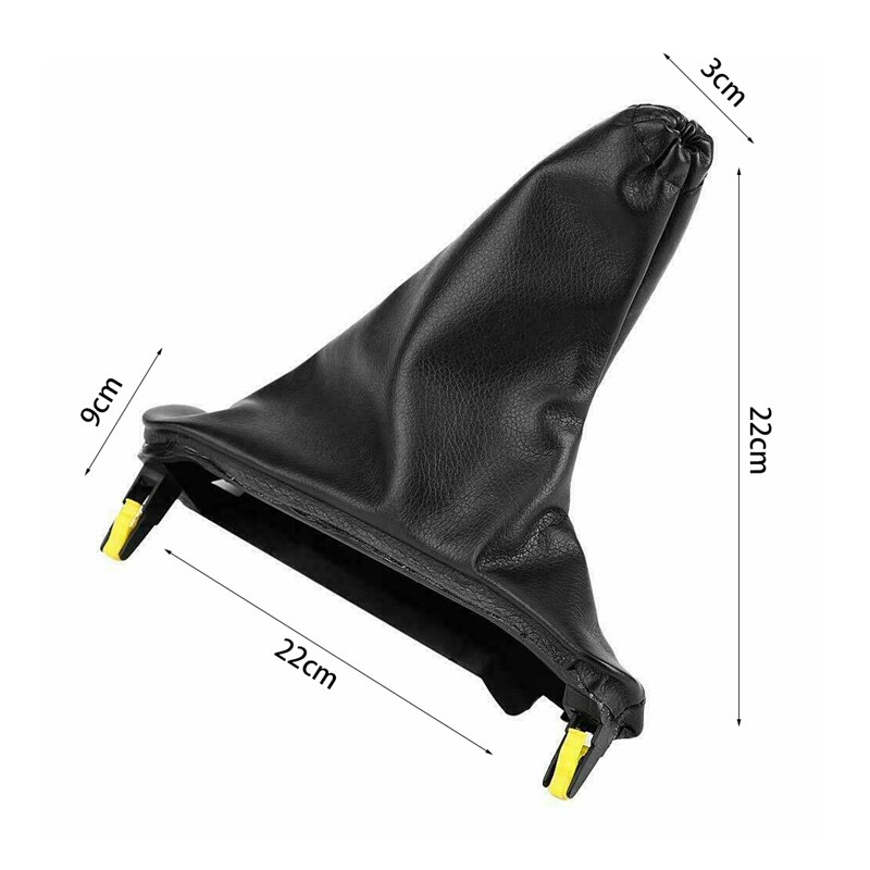 Handbrake Cover Hand Brake Boot Black Leather for ... – Grandado