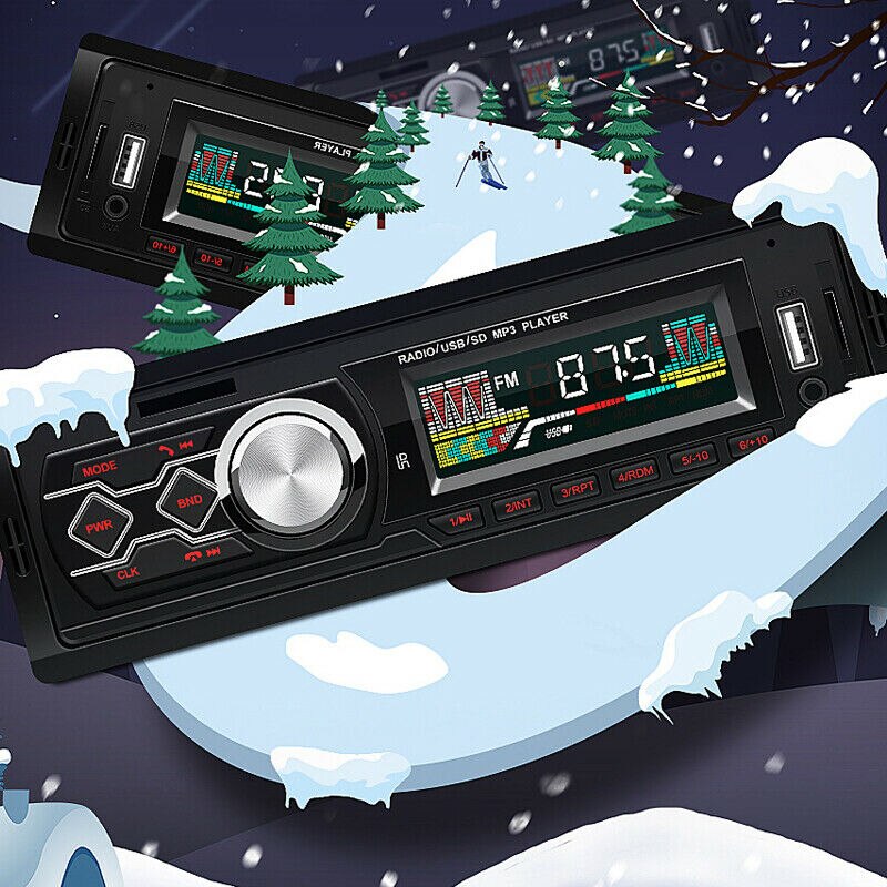 12V 1Din In-Dash Audio Stereo FM Aux In Empfänger ... – Vicedeal