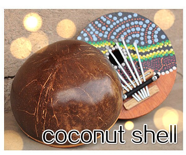 Handmade folk instrument thumb piano Kalimba 7 Key... – Grandado