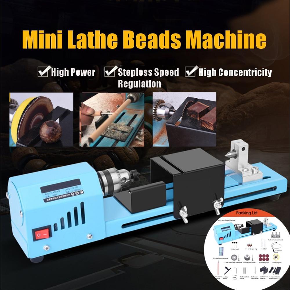 150W DIY Woodworking Wood lathe Mini Lathe Machine... – Grandado