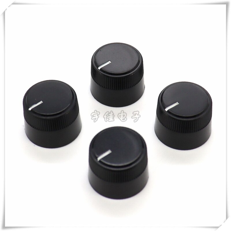 5 Piece 20.5X15MM black plastic knob cap potentiom... – Grandado