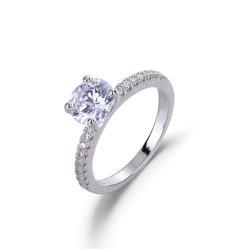 Mode Ringen Voor Vrouwen Engagement Ring 4 Klauwen... – Grandado