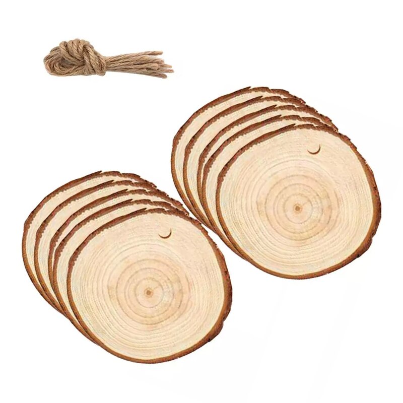 10 DIY Craft 20 Pieces 6-7cm Unfinished Predrilled... – Vicedeal