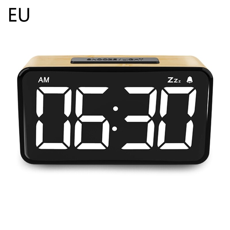 Q1JB Digital Alarm Clock LED Bedside Clock with 6-... – Vicedeal