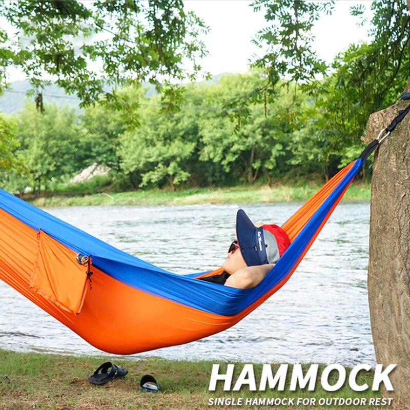 Ultralight Camping Hammock with backpack rainbow O... – Vicedeal