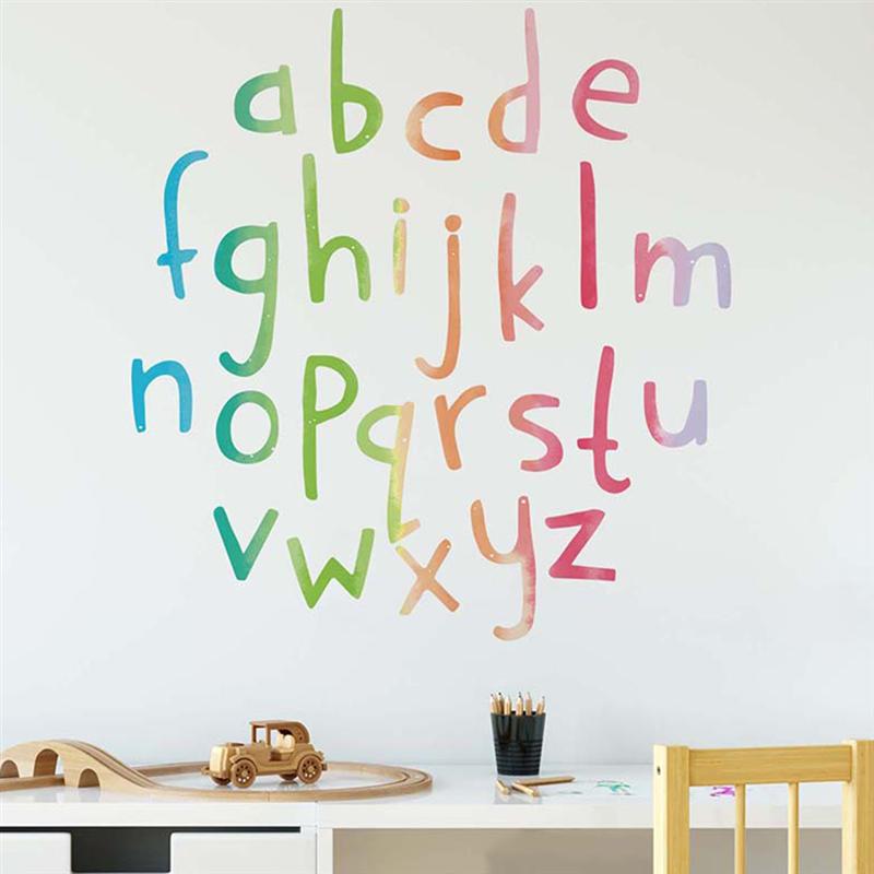 2 Set English Alphabet Wall Decal Colorful Wall De... – Grandado