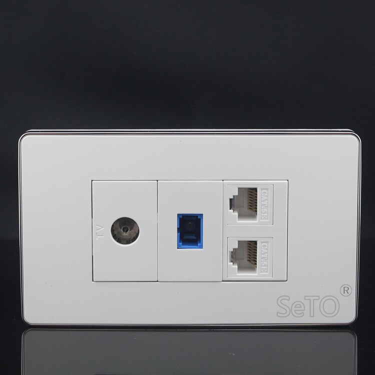 SeTo 120 Type Double Ports RJ45 Cat5e Network Lan ... – Grandado