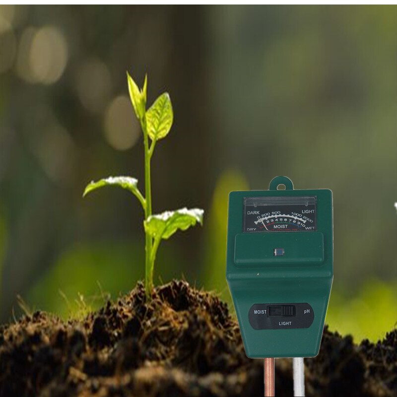 Soil Meter 3 in 1 Moisture Light PH Testers With 2... – Grandado