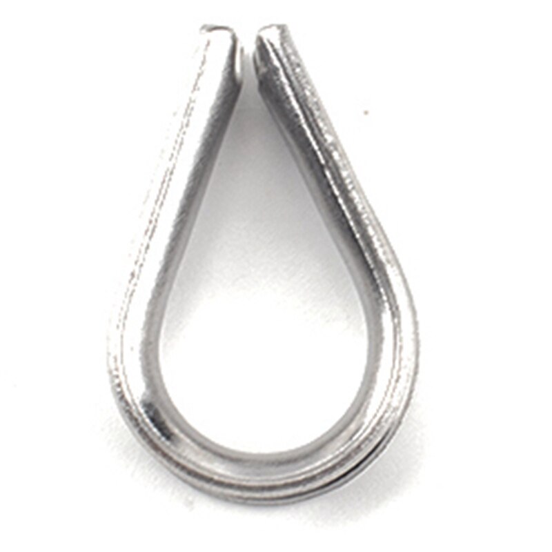 80 Pieces Cable Thimbles Wire Rope Thimbles M2 304 Stainless Steel ...