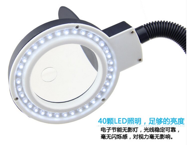 LED Table Lamp Magnifier 5/10X Magnifying Glass Il... – Vicedeal