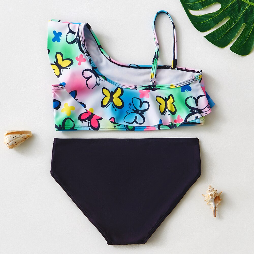 Bikinis 2022 Ruffle Style Swimming Suit For Girl 3 Vicedeal