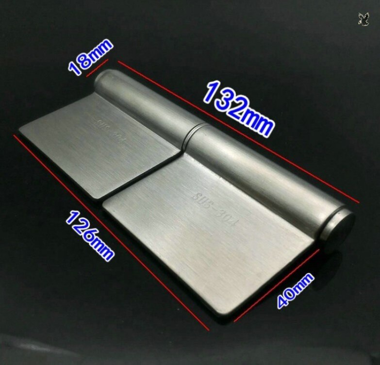 Stainless steel flag hinge 5 inch non-hole thicken... – Grandado