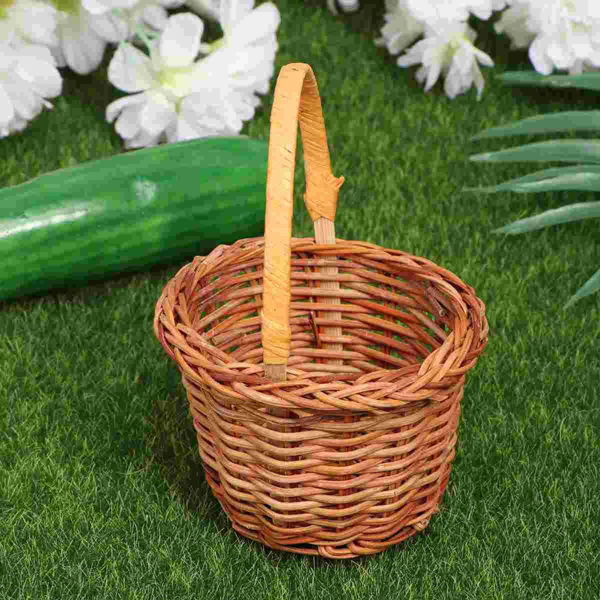 1PC Mini Decorative Basket Weaving Props Basket Ea... – Grandado
