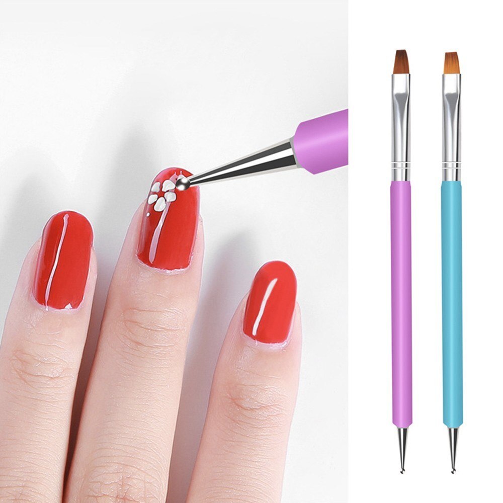 Dual-End Uv Gel Nail Brush Nail Puntjes Pen Nail A... – Grandado