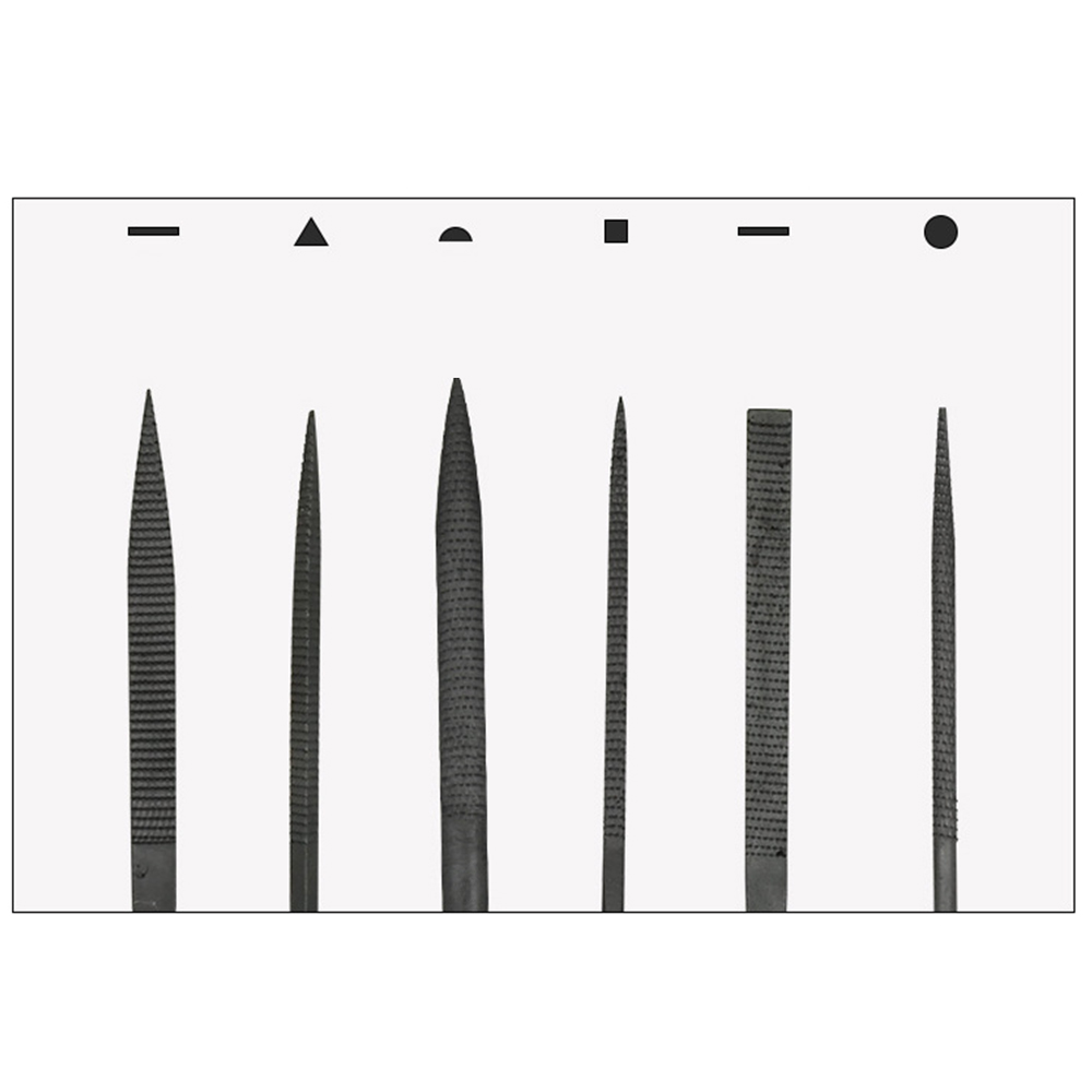 6 Stuks Metalen Bestand Mini Diverse Rasp Diamond ... – Vicedeal