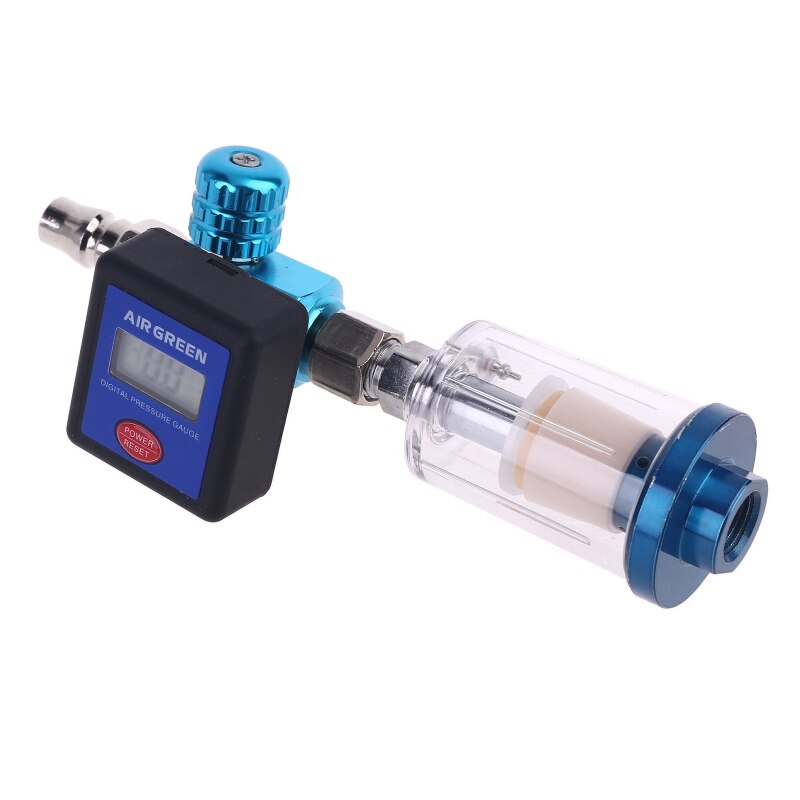 Spray-Gun Pressure Regulator Air Gauge Water Oil S... – Grandado