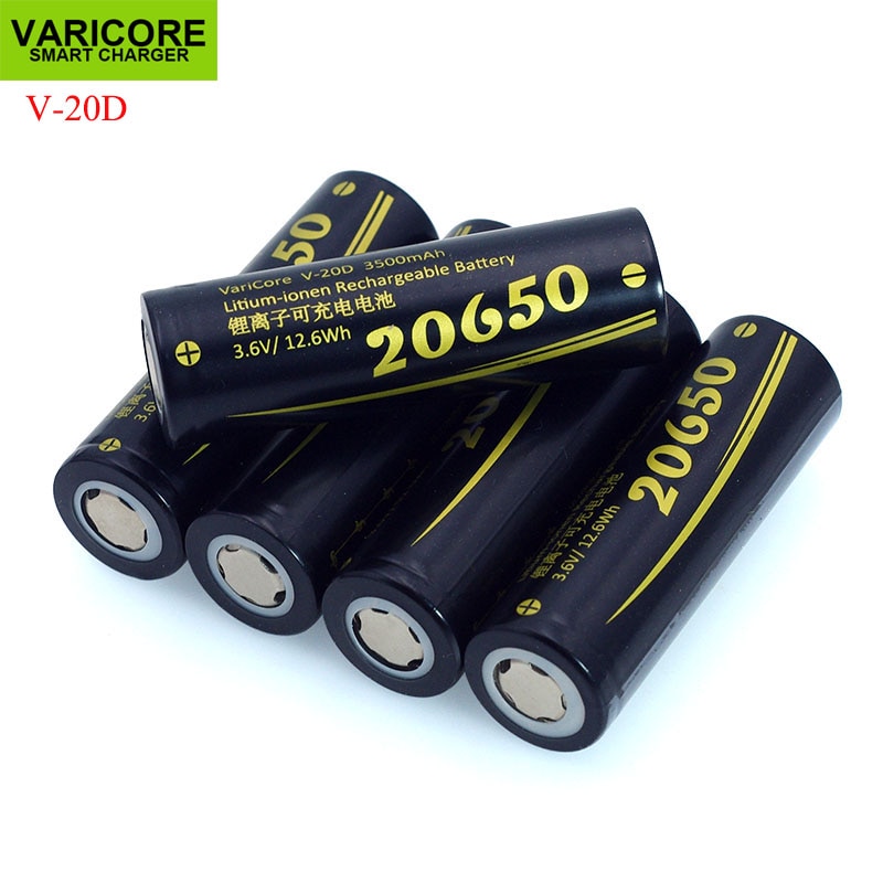 Varicore 20650 3500Mah 3.7V Lithium Batterij Voor ... – Grandado