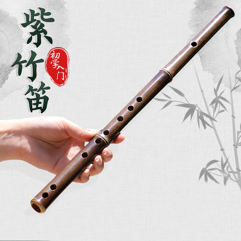 Non-membrane bamboo flute for beginner musical ins... – Vicedeal