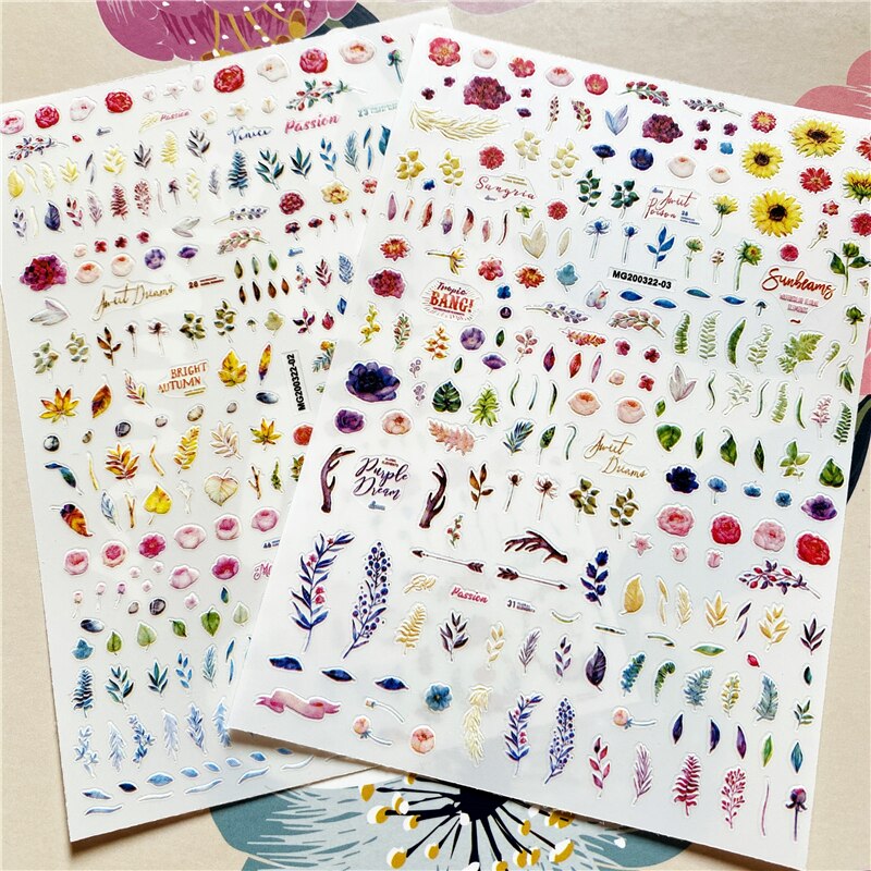 MG200322-02 MG200322-03 DIY plants 3D Back glue Na... – Grandado