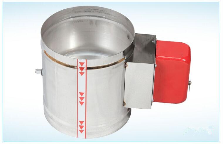 125mm HVAC stainless steel air damper valve high t... – Grandado