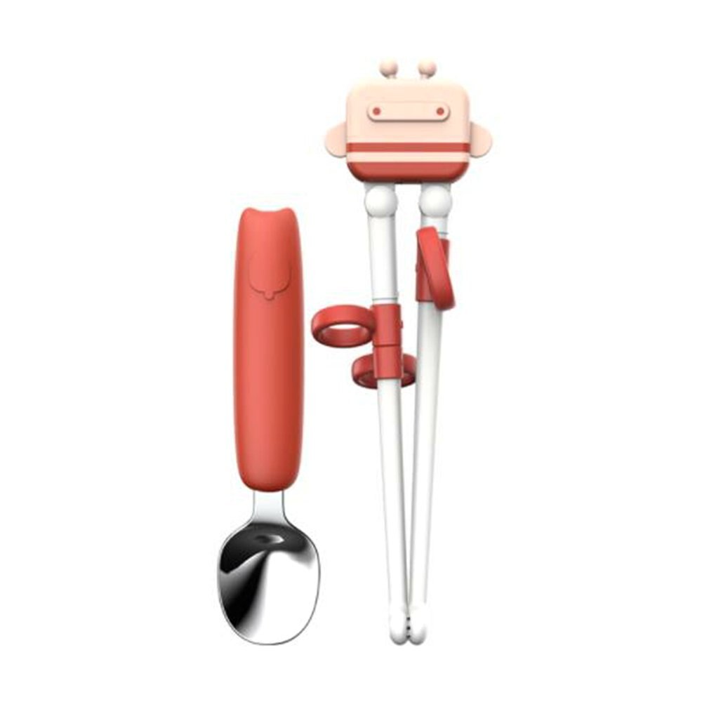 Kids Chopsticks Cartoon Training Children Spoon Se... – Grandado