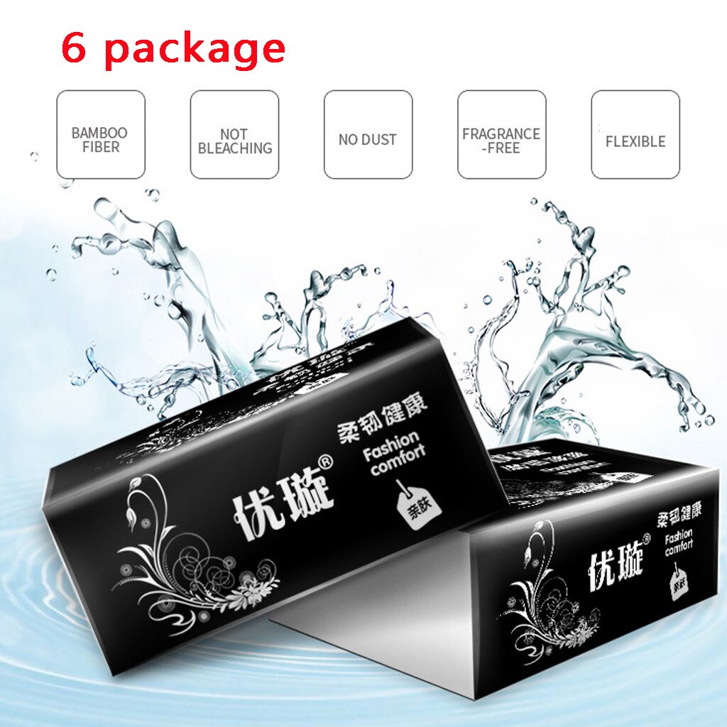 6 pack Bamboo paste color Rolls Toilet Tissue Towe... – Grandado