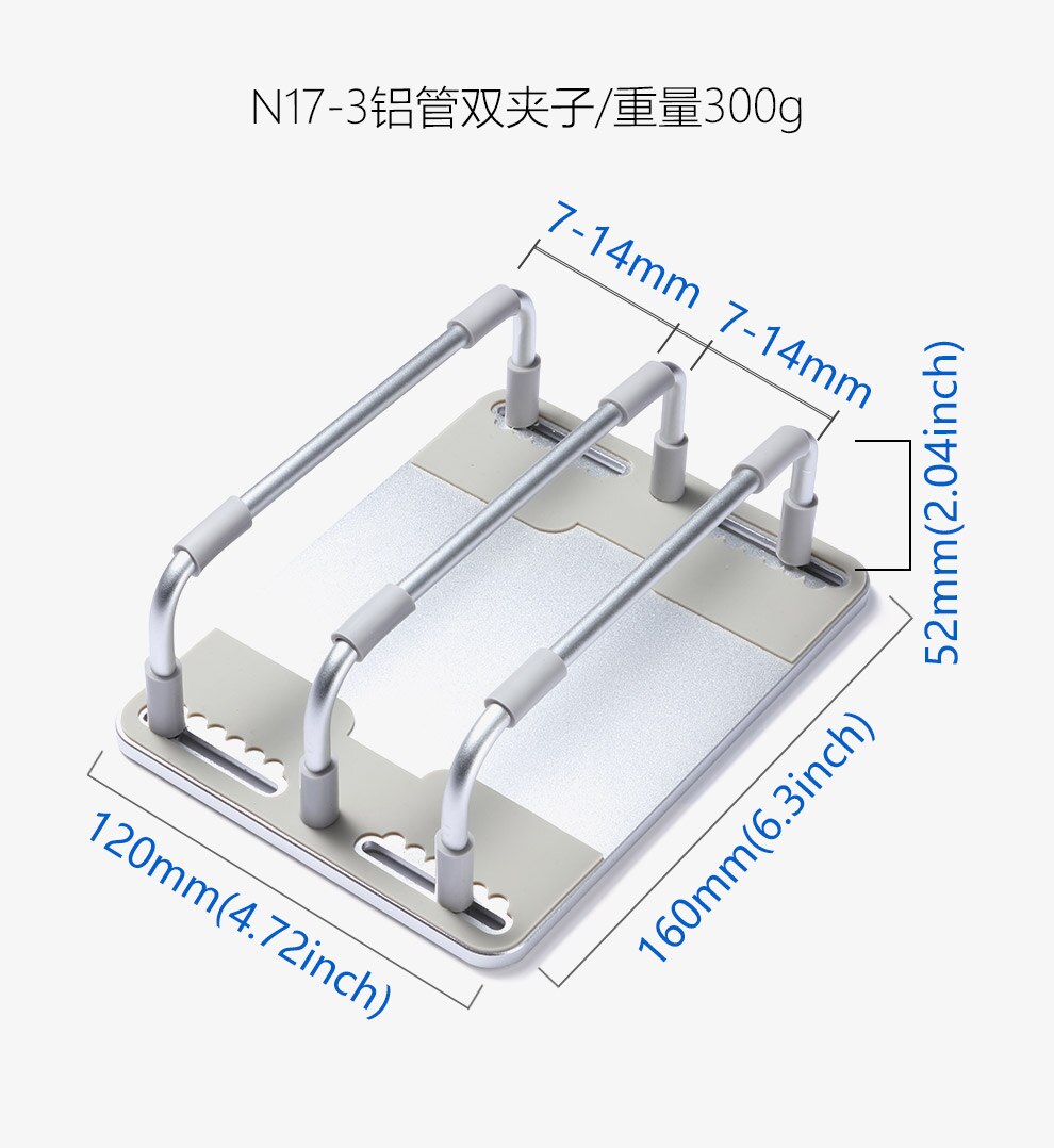 D-MOUNT universal DL-N17-2 Aluminum tablet vertica... – Vicedeal