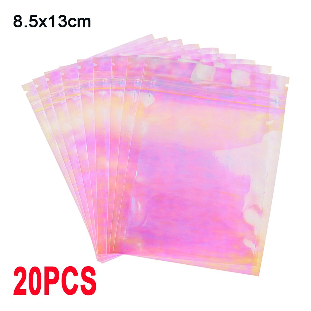 20Pcs Aluminiumfolie Zip-Lock Zakken Hersluitbare ... – Grandado