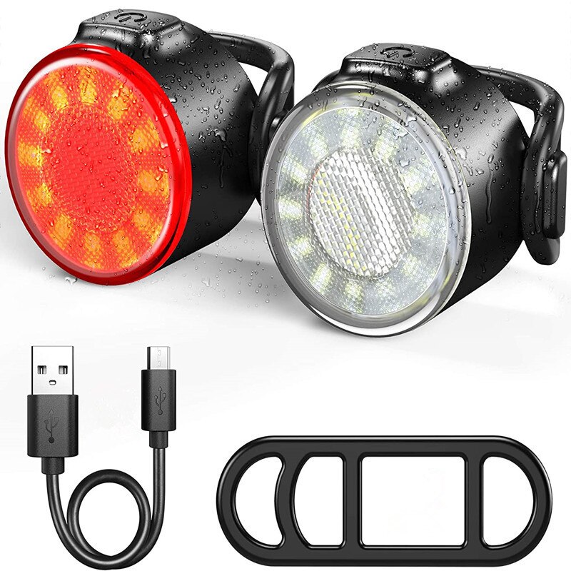 Fietsverlichting Led Mtb Bike Koplampen Usb Powere... – Grandado