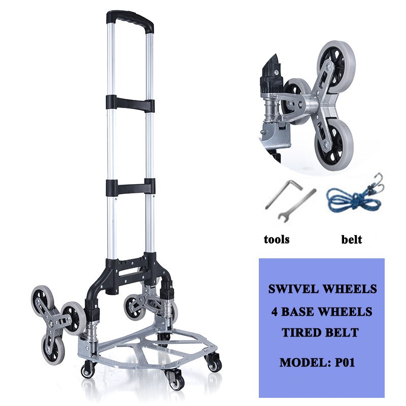 B-LIFE Stair Climbing Cart Portable 150kg Capacity... – Grandado