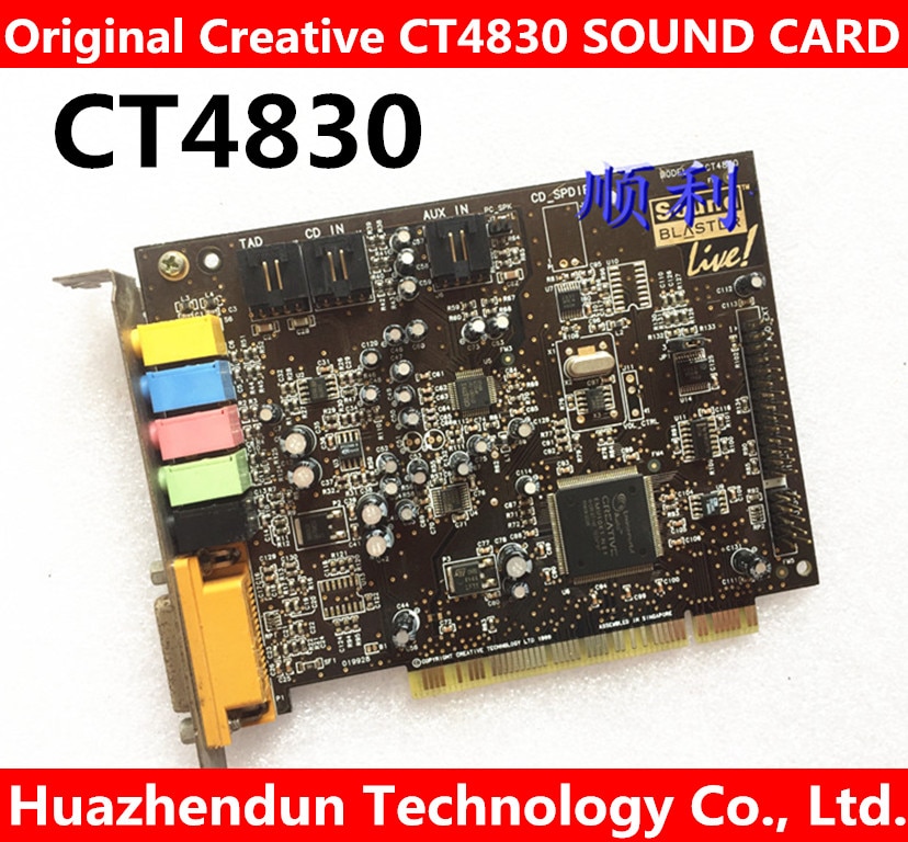 Carte son CT4830 PCI 4.1 originale, compatible ave... – Grandado