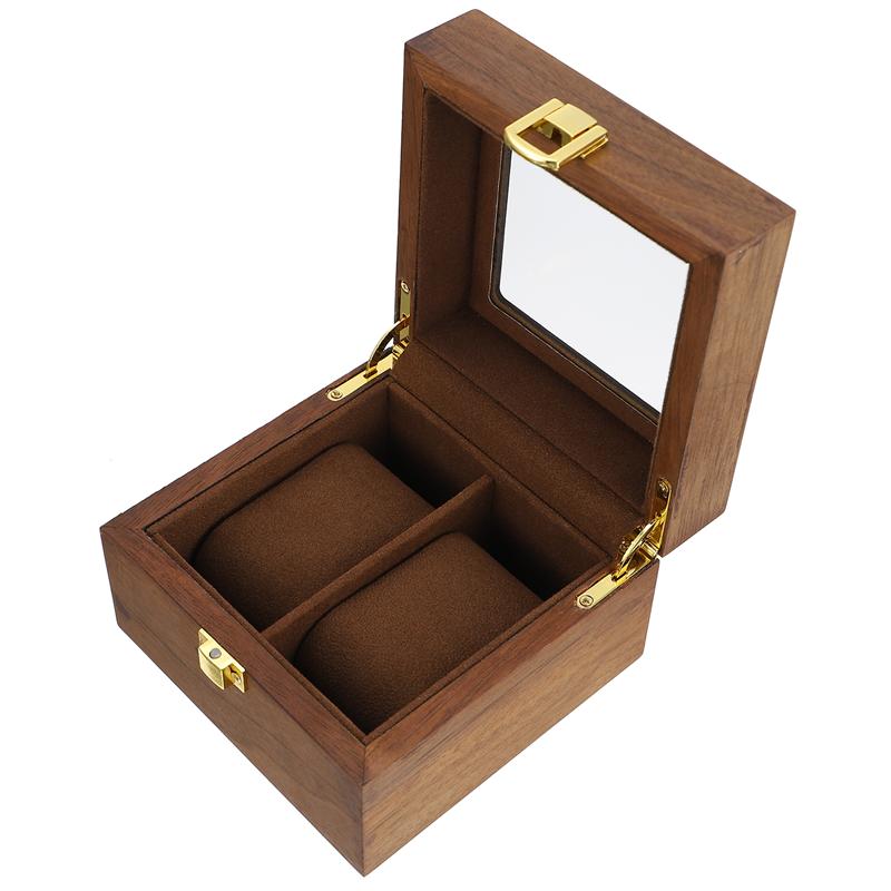 1pc Watch Storage Box 2 Slots Watch Display Box Vi... – Grandado