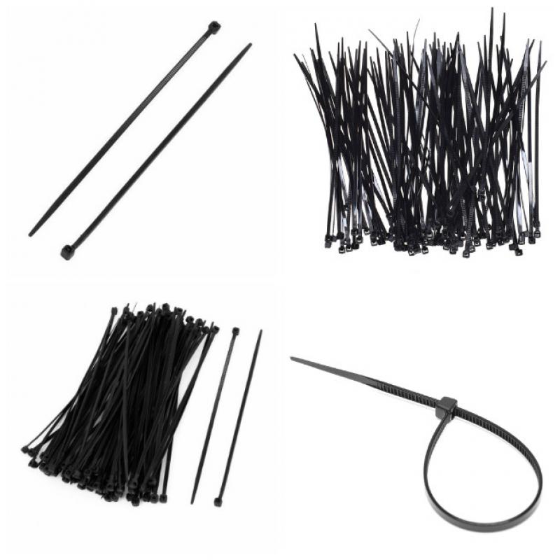 100 Pcs Zelfborgende Nylon Koord Met Zwart Koord T... – Grandado
