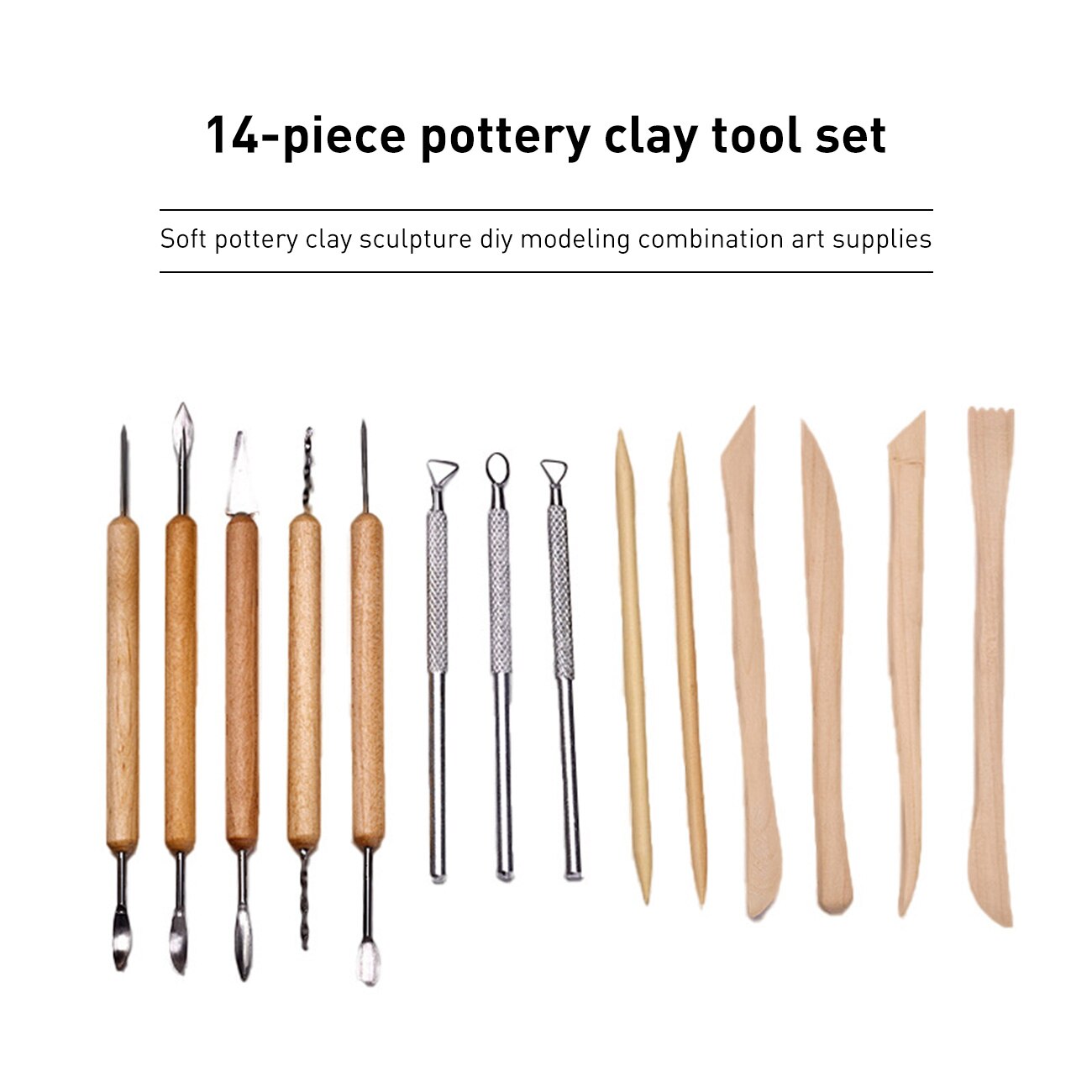 14Pcs/set Clay Sculpting Kit Sculpt Smoothing Wax ... – Grandado