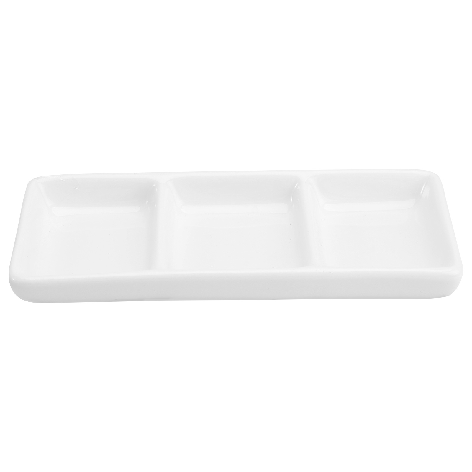 Spice Dish Ceramic 3-Compartment for Divided Sauce... – Grandado