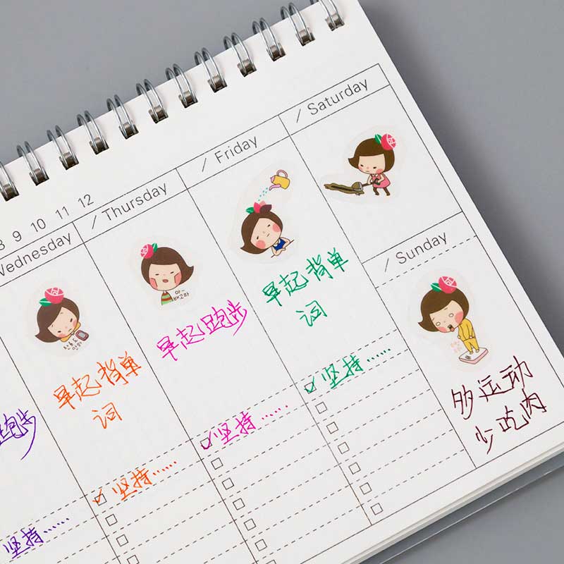 A5 Daily Weekly Monthly Planner Notebook Daily Jou... – Grandado