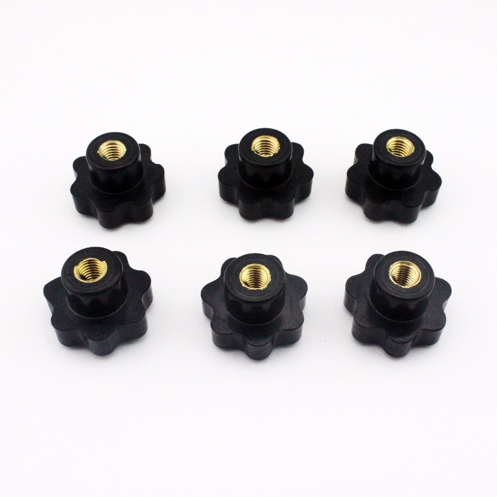 6pcs M8 Female Thread 40mm OD Star Shaped Head han... – Vicedeal