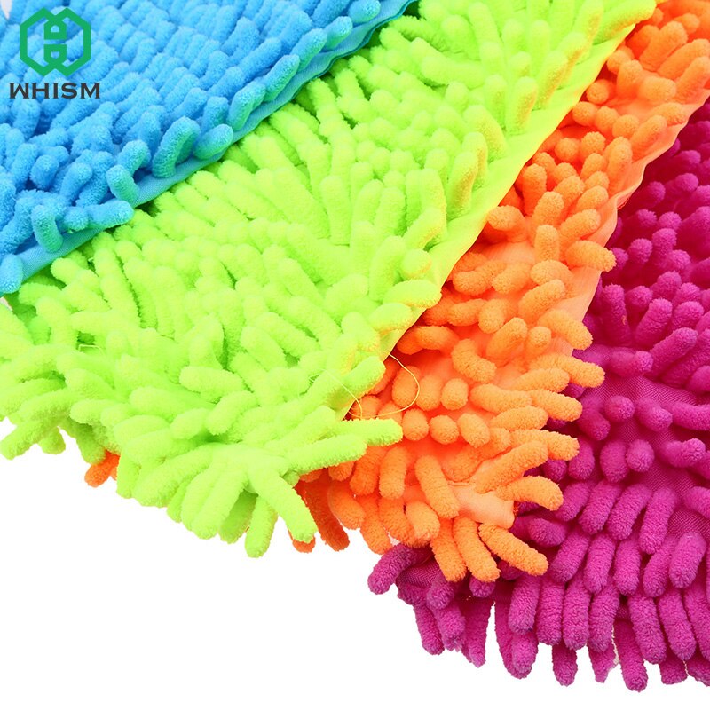 WHISM Chenille Mop Head Washable Flat Mop Heads Ba... – Vicedeal