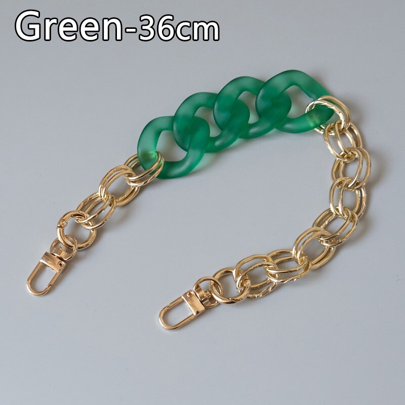 Short Acrylic Resin Chain Bag Strap for Handbags W... – Grandado